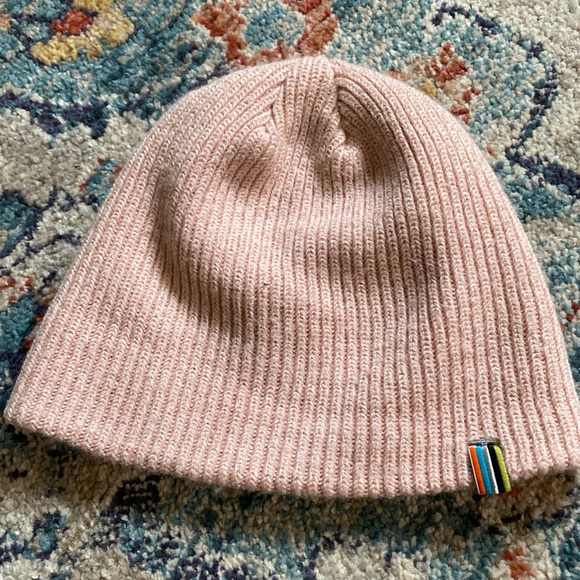 Smartwool | Accessories | Smartwool Merino Wool Ribbed Beanie Pale Pink ...